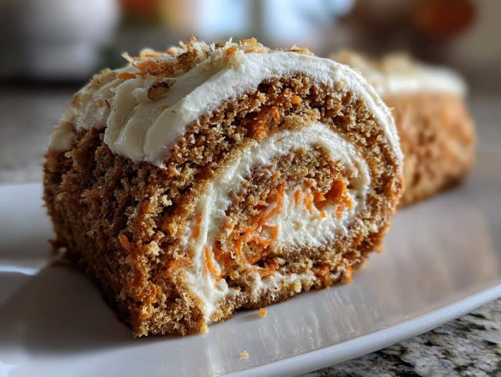 Amazing Carrot Cake Roll: 1 Amazing Bite - Recipes Origin